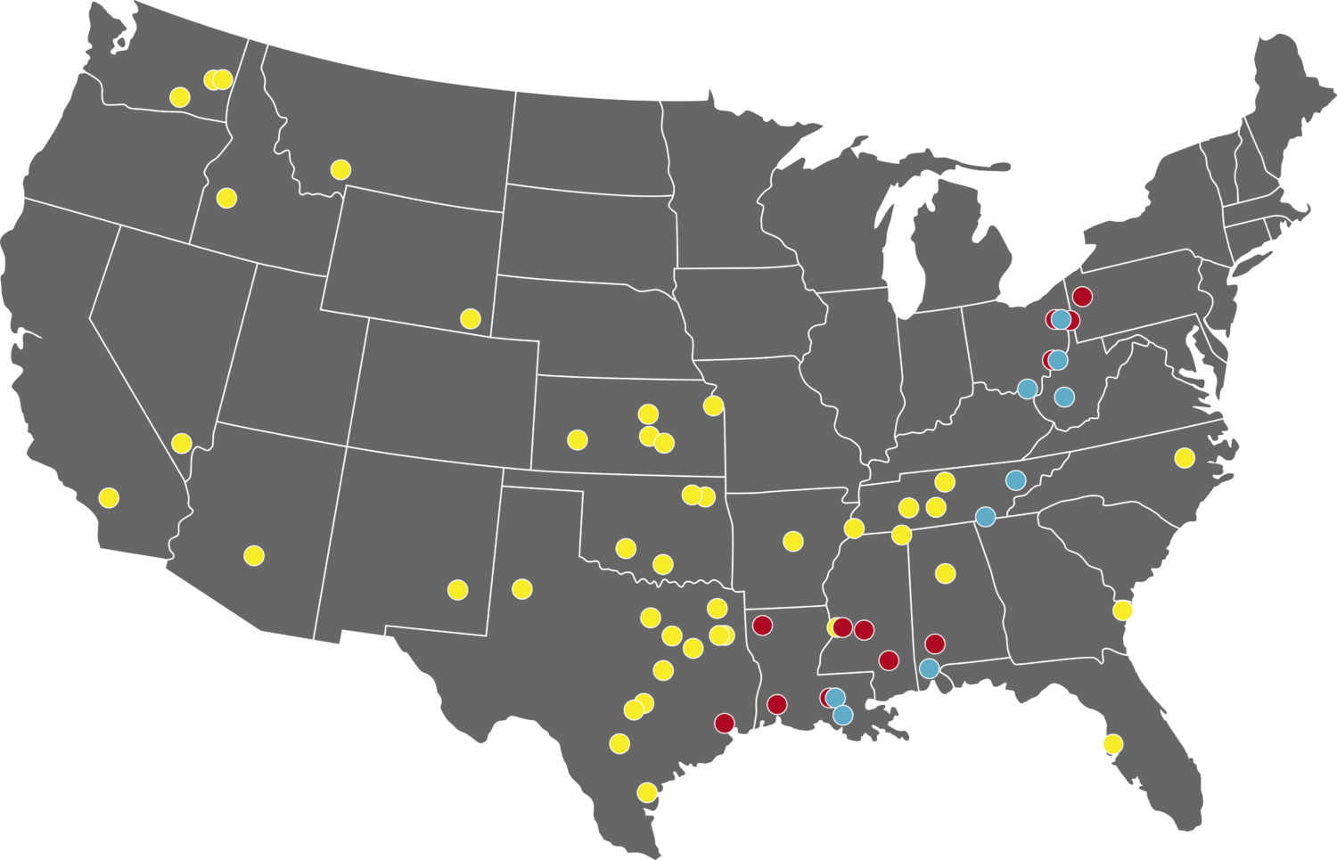 Locations - Ergon Terminaling, Inc.
